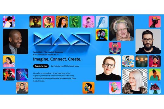 Adobe Max conference and presentation of the new Photoshop products