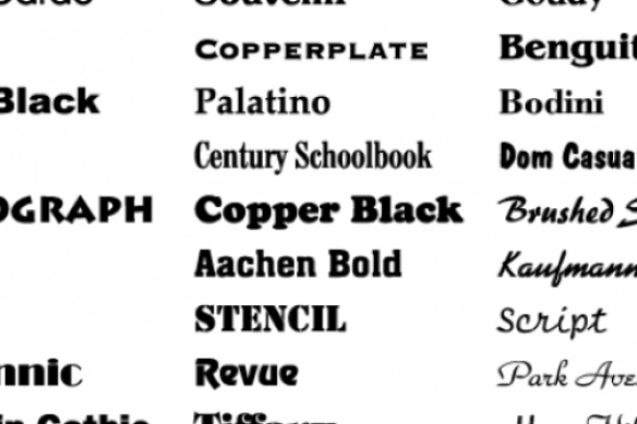 Typography, a key impact on brands