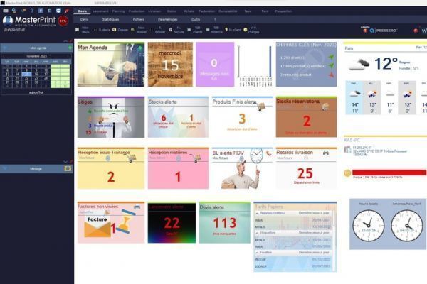 Masterprint Workflow Automation 9, the new generation of ERP from Ecoffi