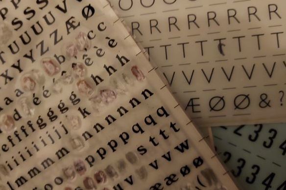 The Letraset board, star of the Do it yourself movement, was a must ...