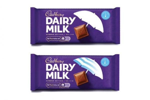 Heat-sensitive ink packaging: Cadbury launches a summer edition